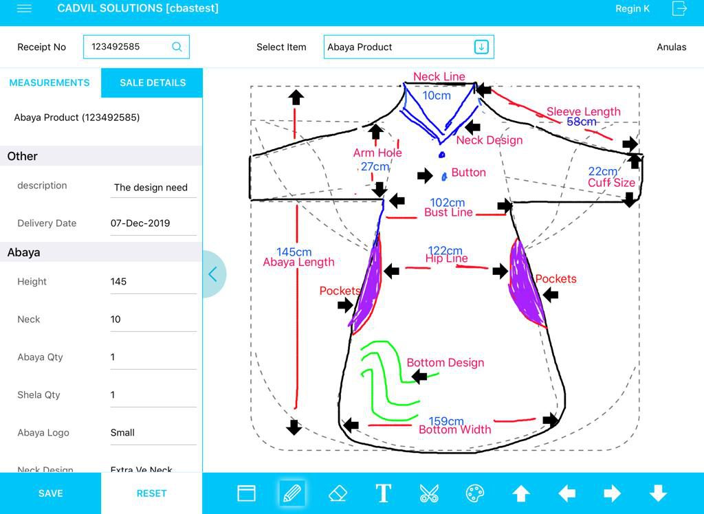 iPad App for Fashion Designer and Tailors - CBAS - Retail Solution from ...